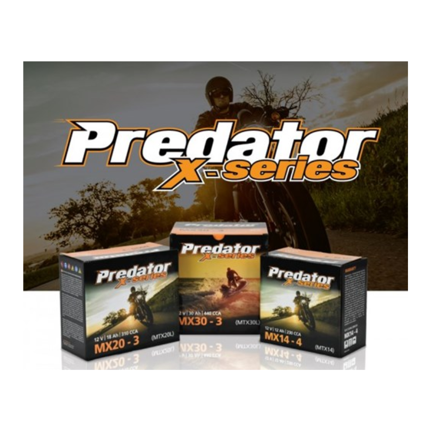 Predator X-Series MX20-3 Battery to suit Softail models – mavs
